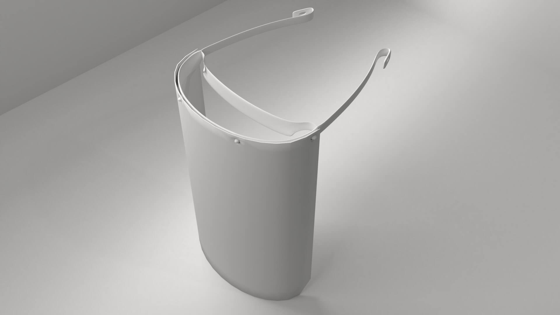 Face Shield - 3D Model by unos