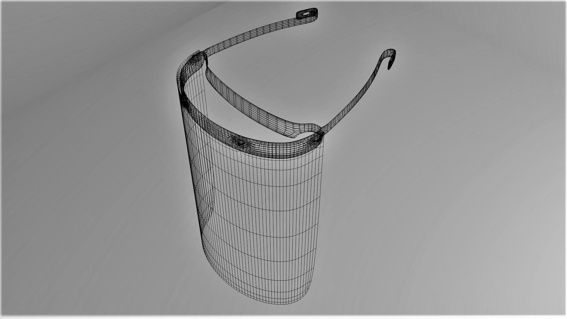 Face Shield - 3D Model by unos