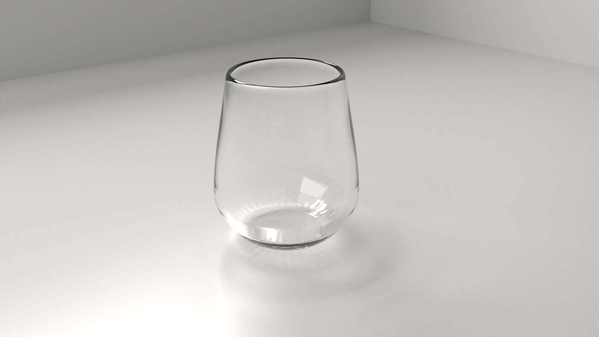 Glass Cup - 3D Model by unos