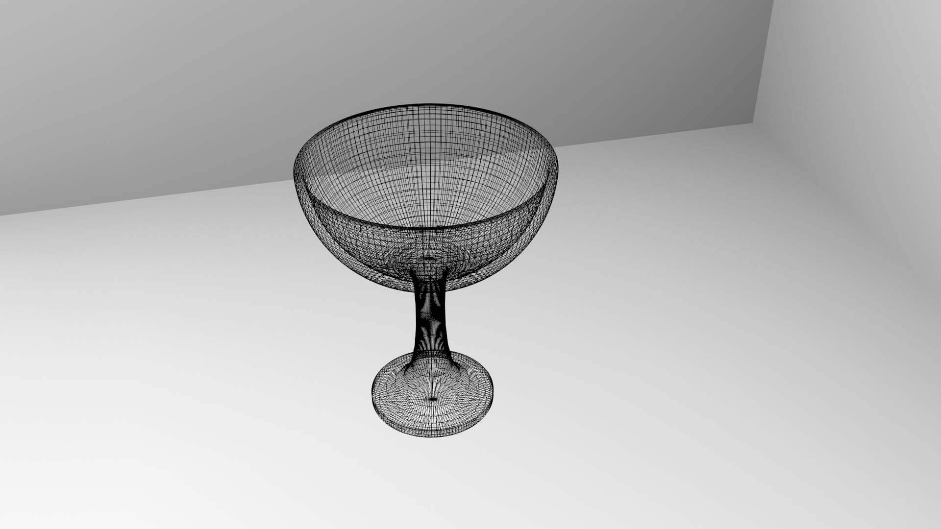 Glass Food Bowl - 3D Model by unos