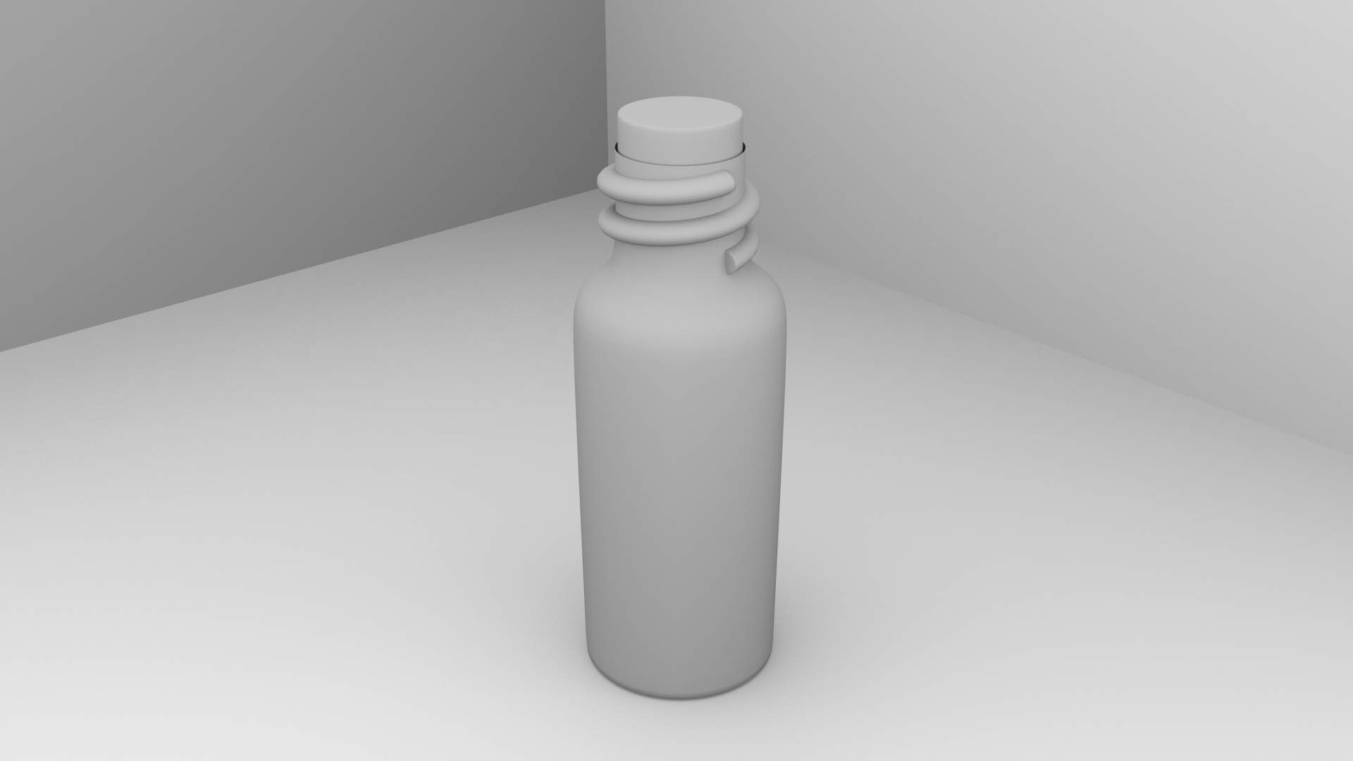 Glass Vial - 3D Model by unos