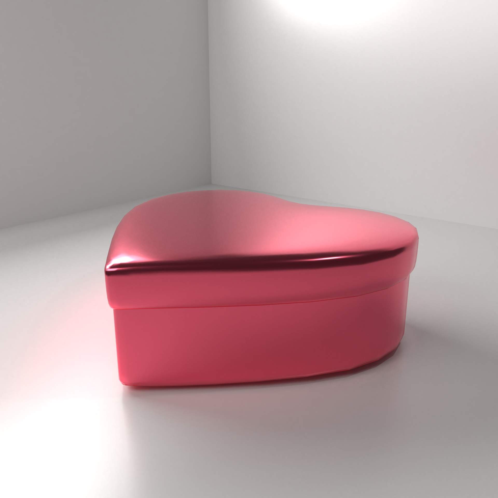 Heart Shape Container - 3D Model by unos