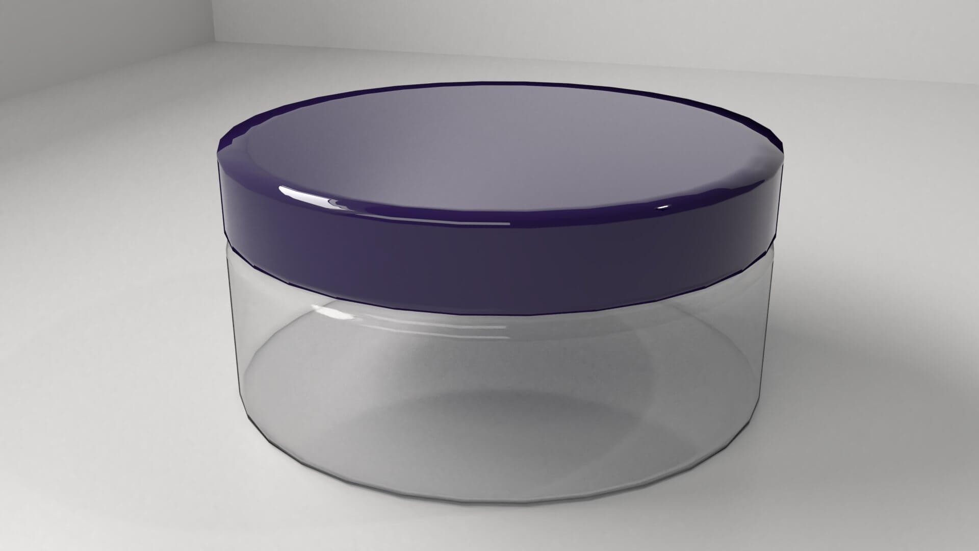 Empty Cream Container - 3D Model by unos