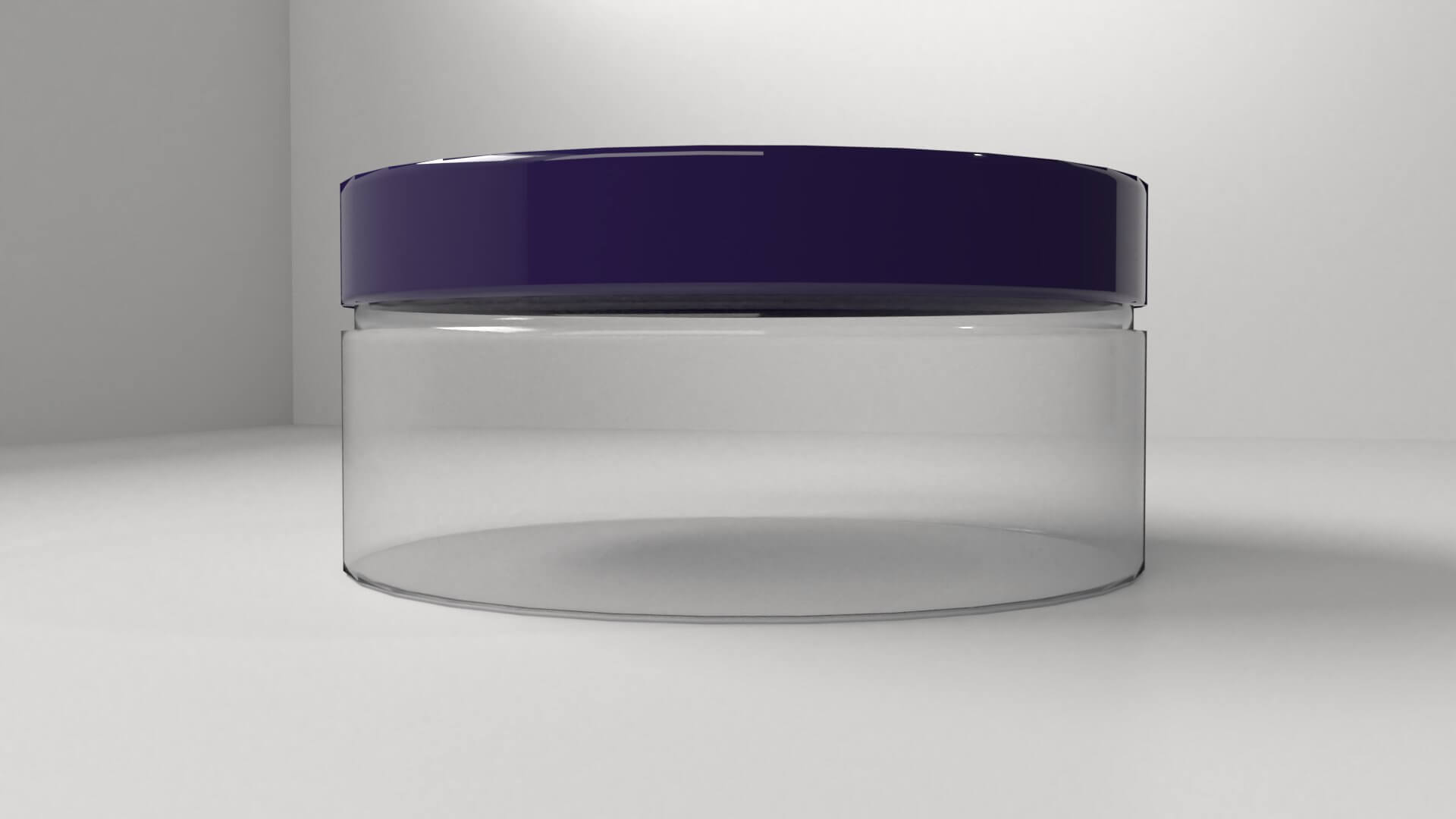 Empty Cream Container - 3D Model by unos