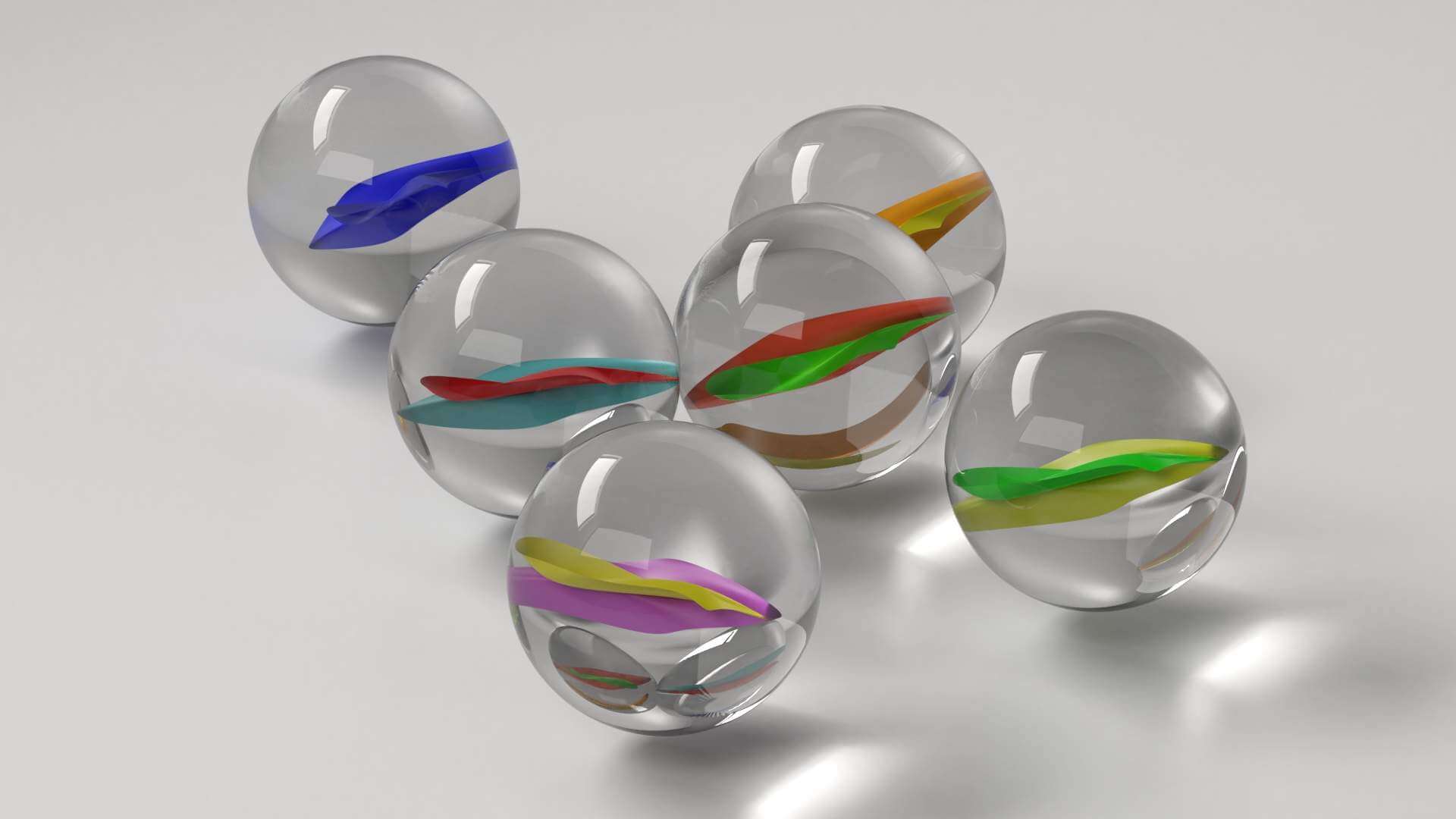 Marbles - 3D Model by unos