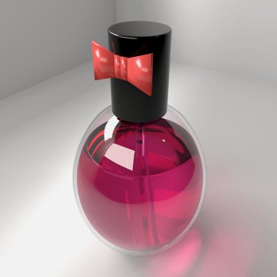 Perfume 1 With Red Liquid - 3D Model by unos