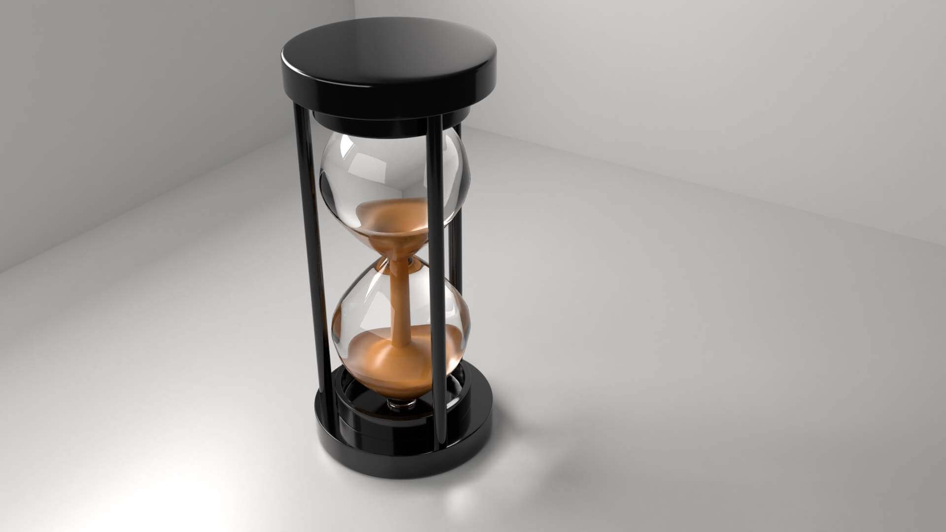 Plastic Hourglass 3 - 3D Model by unos