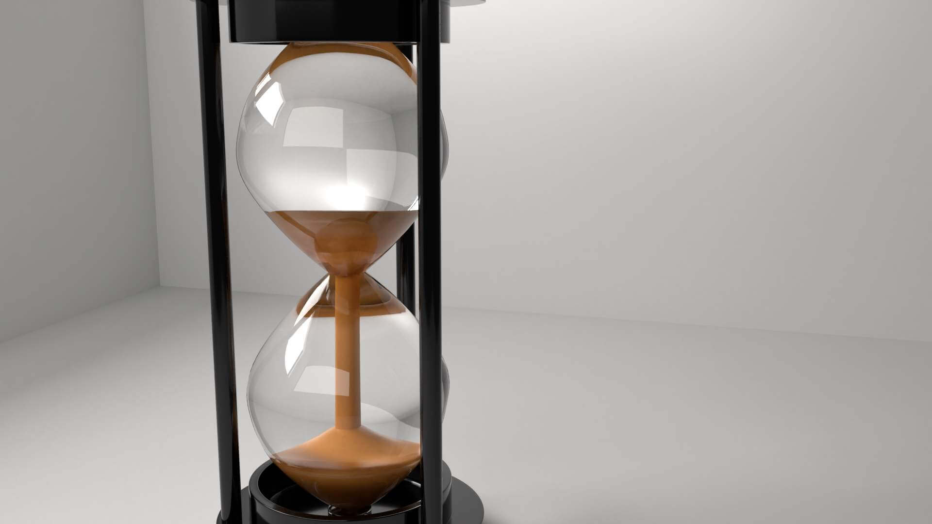 Plastic Hourglass 3 - 3D Model by unos