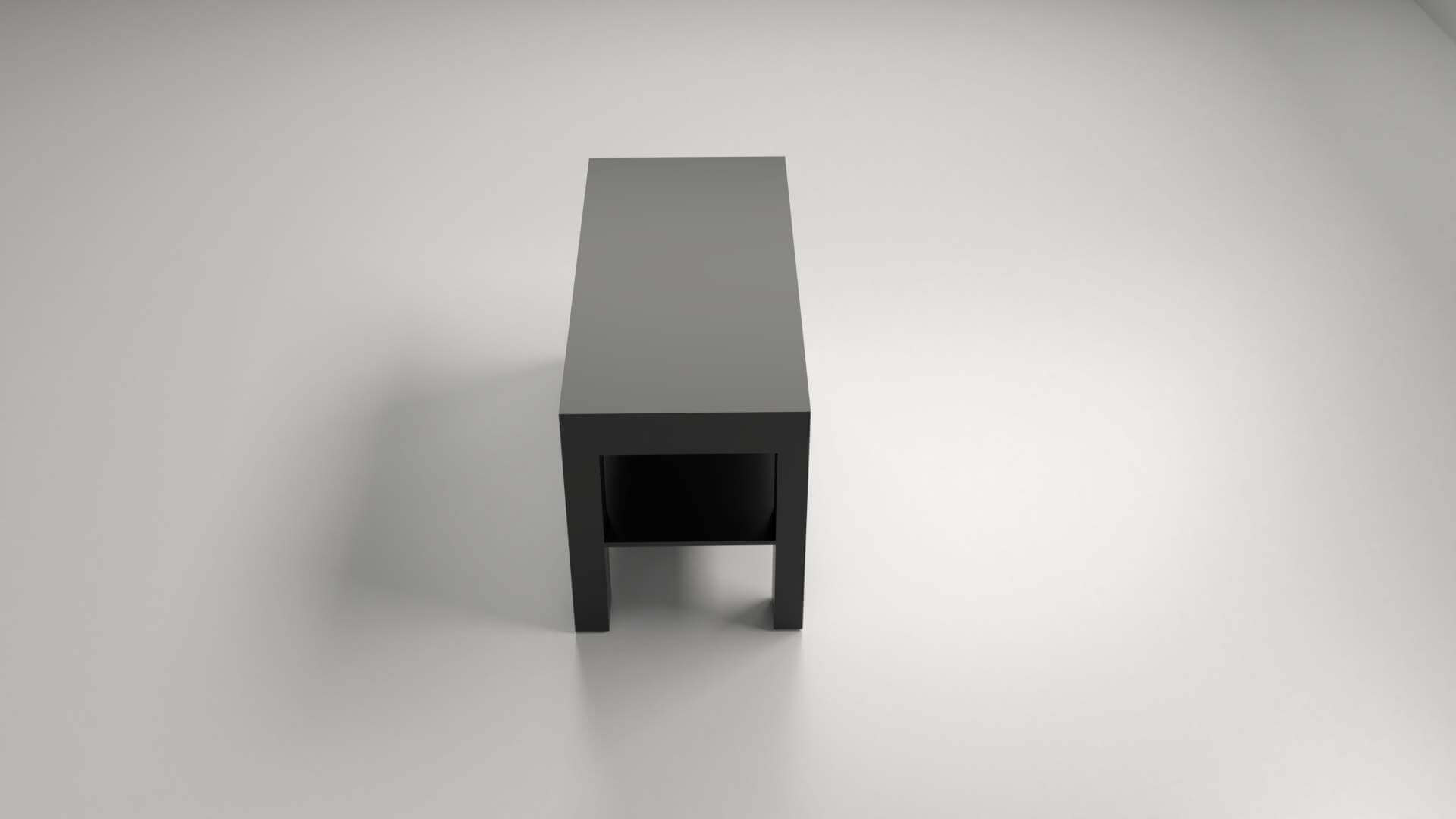 Rectangle Desk 2 - 3D Model by unos