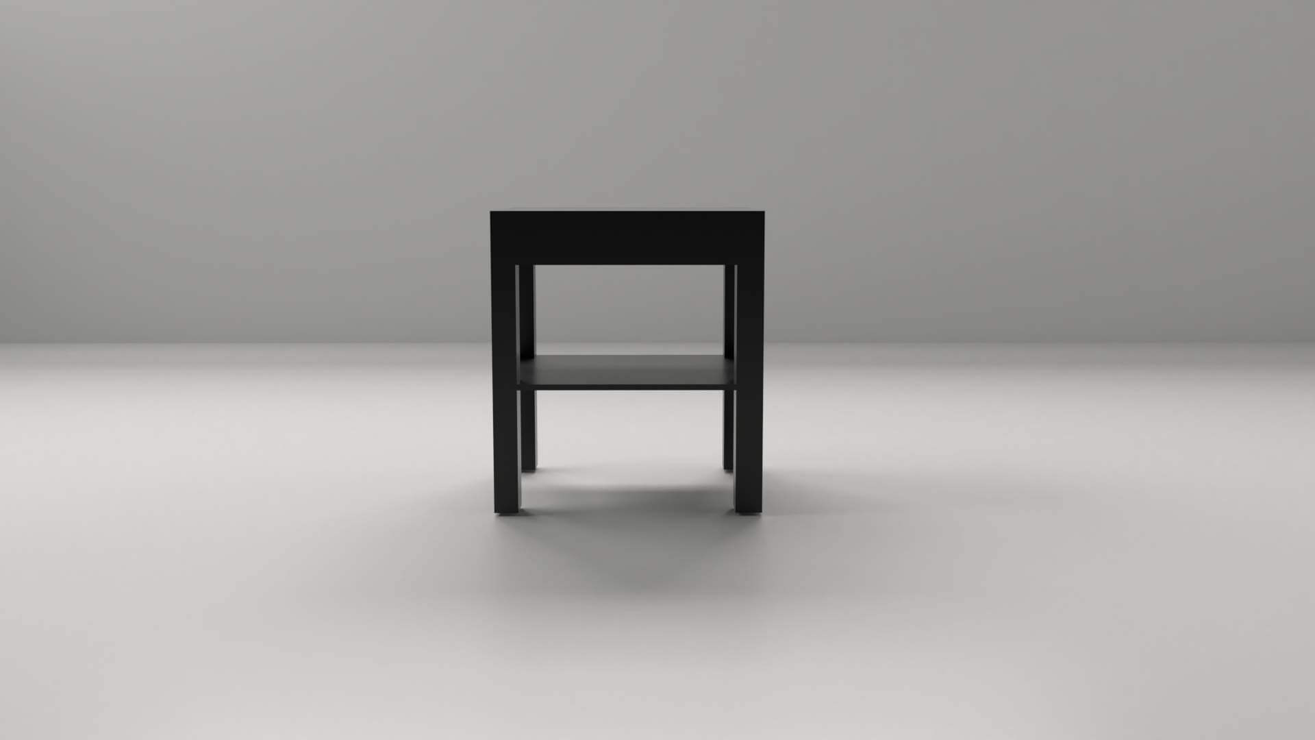 Rectangle Desk 3 - 3D Model by unos