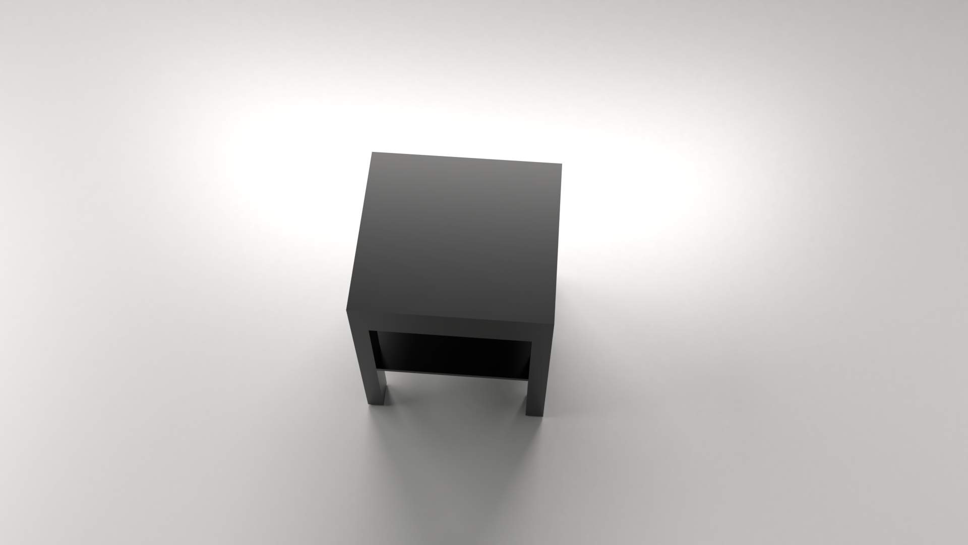 Rectangle Desk 3 - 3D Model by unos