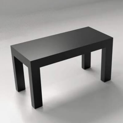 Rectangle Table 4 - 3D Model by unos
