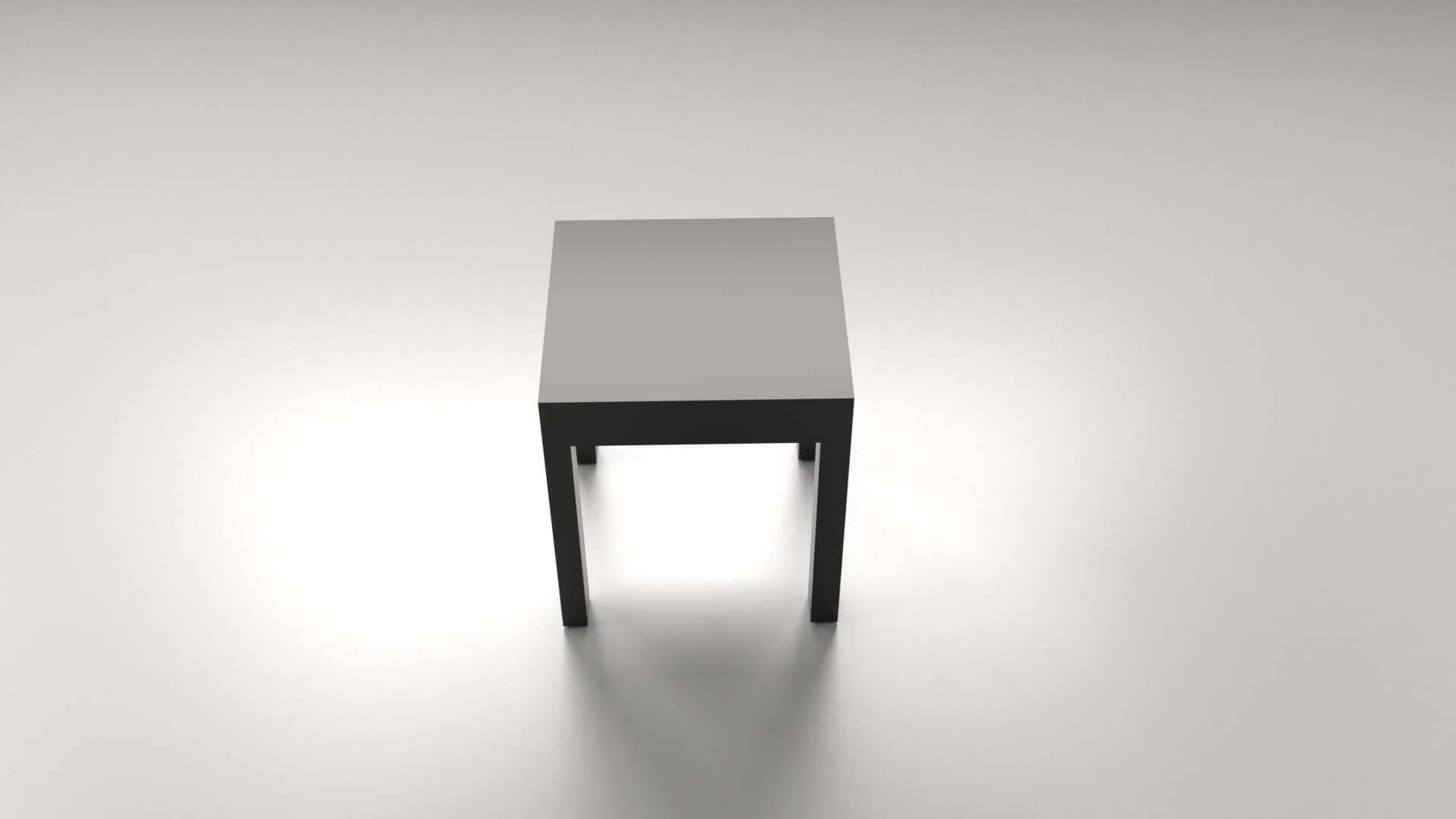 Rectangle Desk - 3D Model by unos