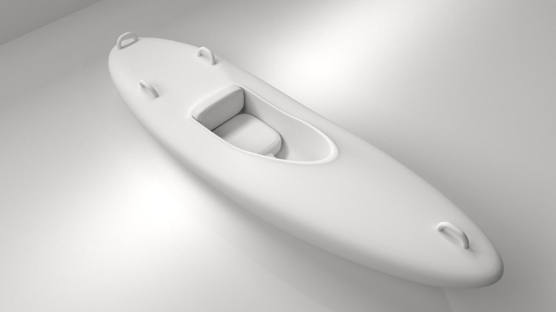 River Kayak - 3D Model by unos