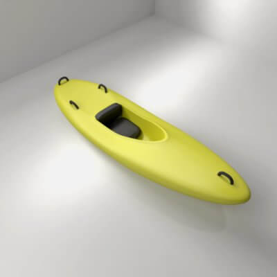 River Kayak - 3D Model by unos