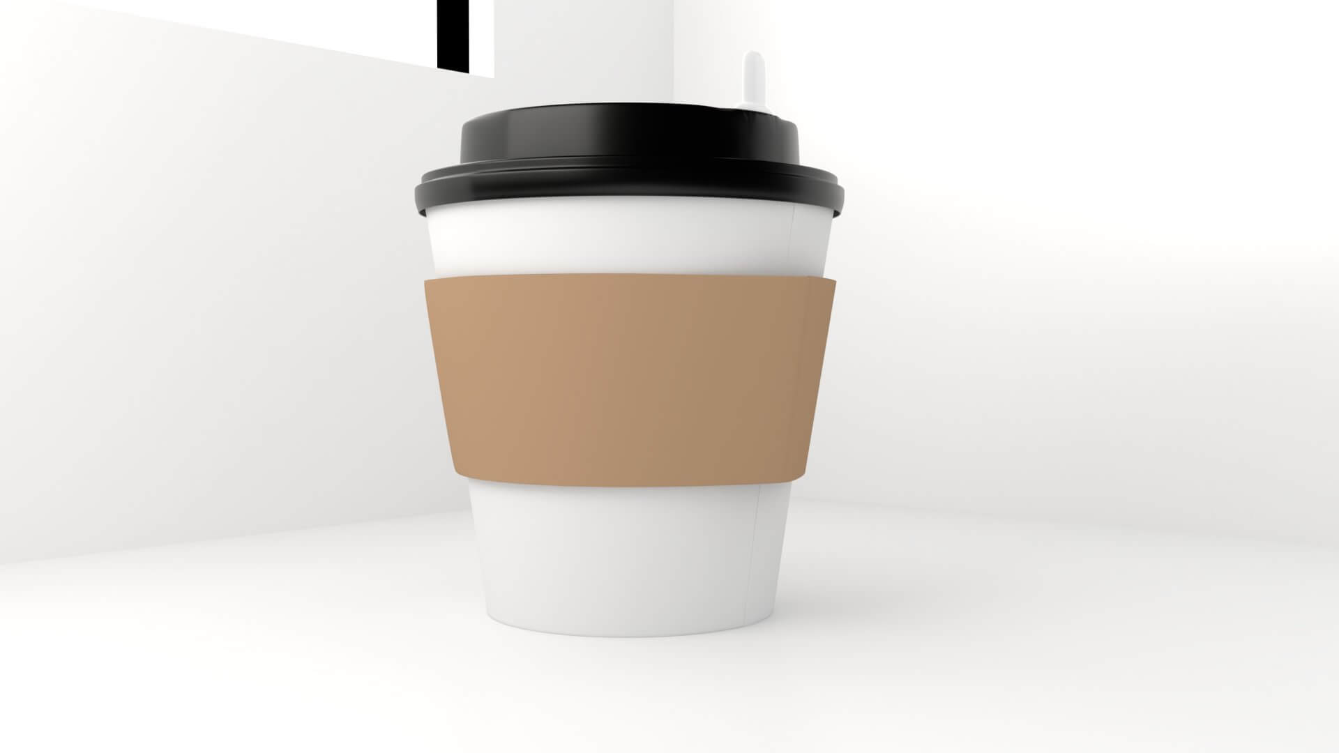Cup with Java Jacket and Stopper - 3D Model by unos