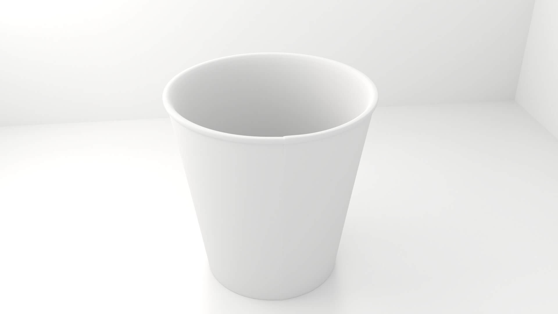 Small Paper Cup - 3D Model by unos