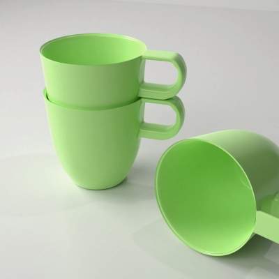 Stackable Ceramic Cup 12 - 3D Model by unos