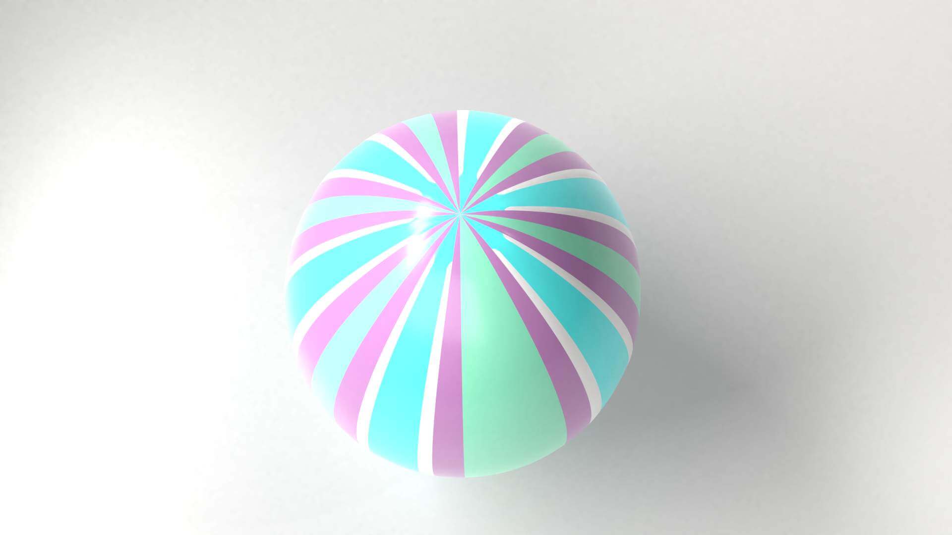 Striped Easter Egg 2 - 3D Model by unos