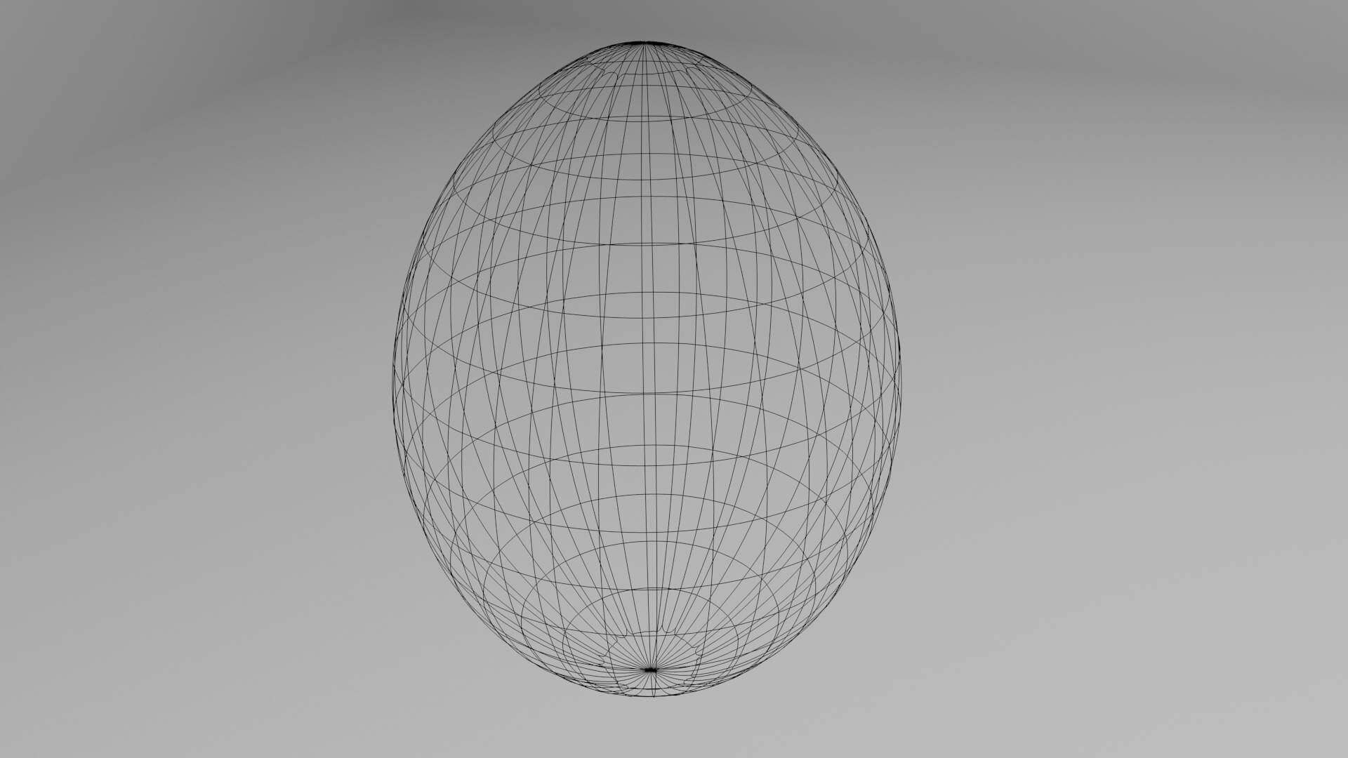 Striped Easter Egg 2 - 3D Model by unos