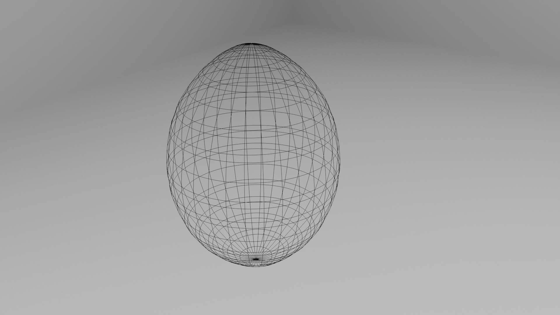 Striped Easter Egg - 3D Model by unos