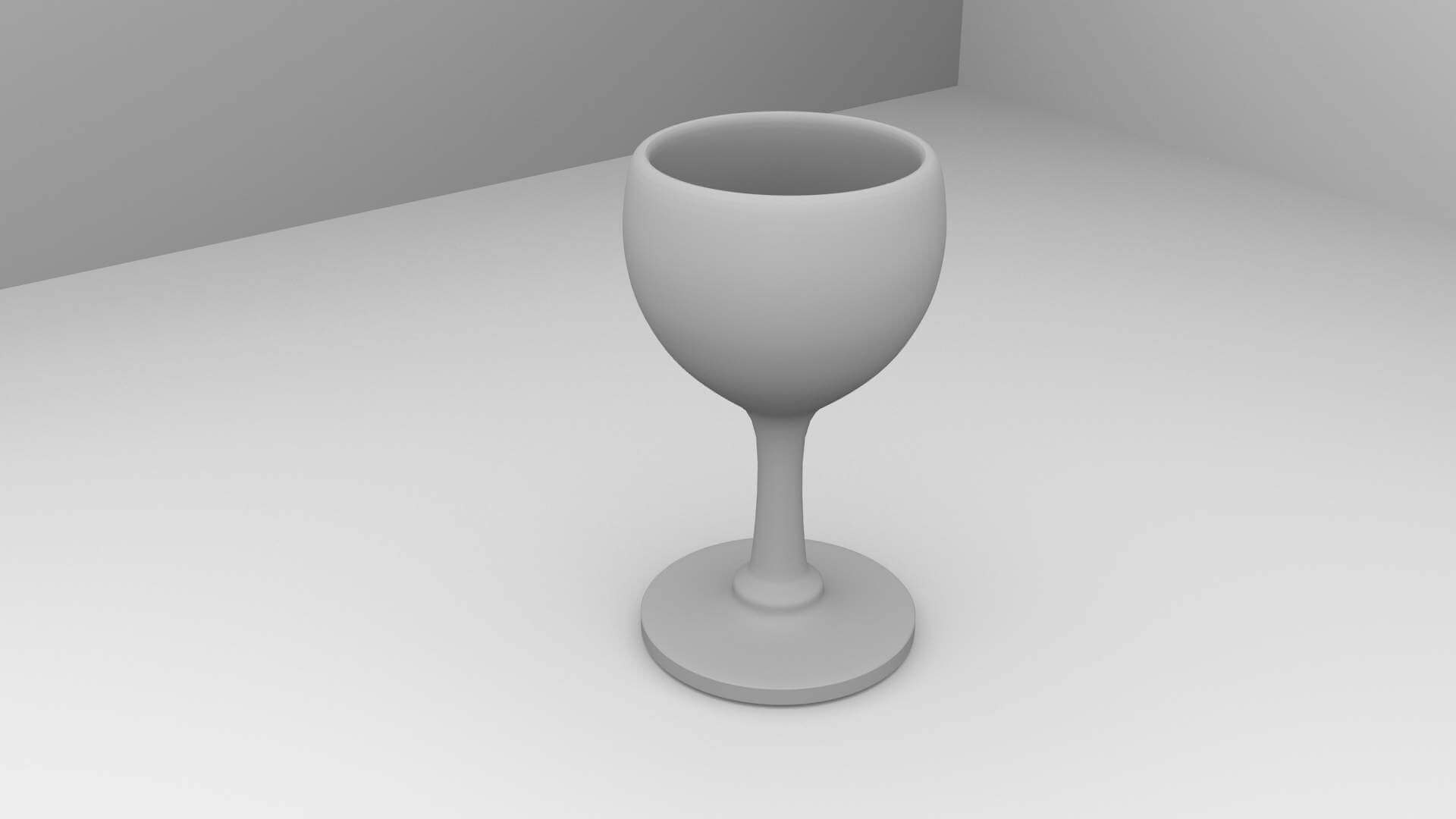 Wine Glass - 3D Model by unos