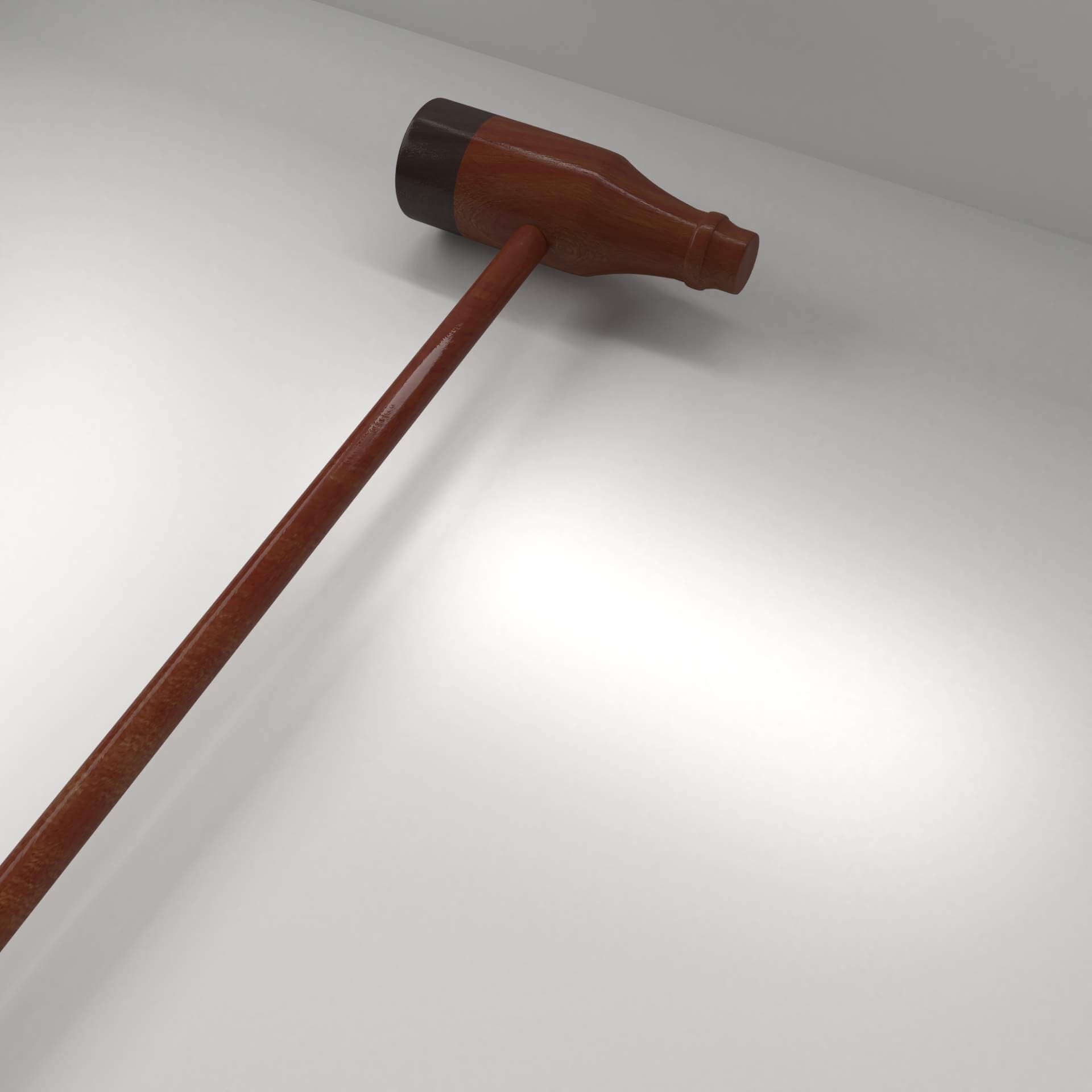 Woodball Mallet - 3D Model by unos