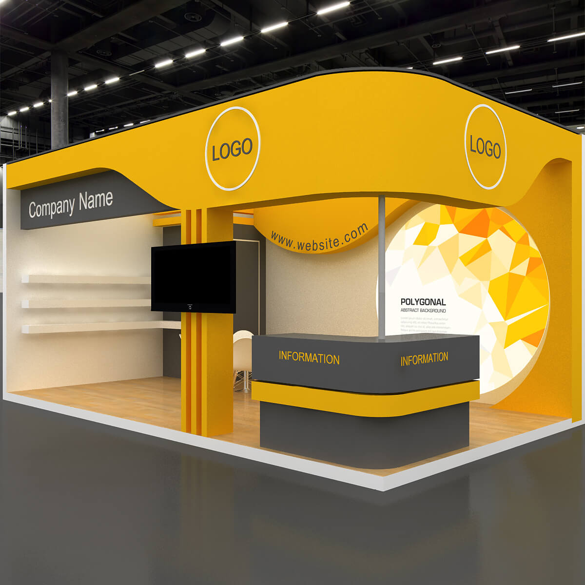 3D Booth Design by unrealdeveloper