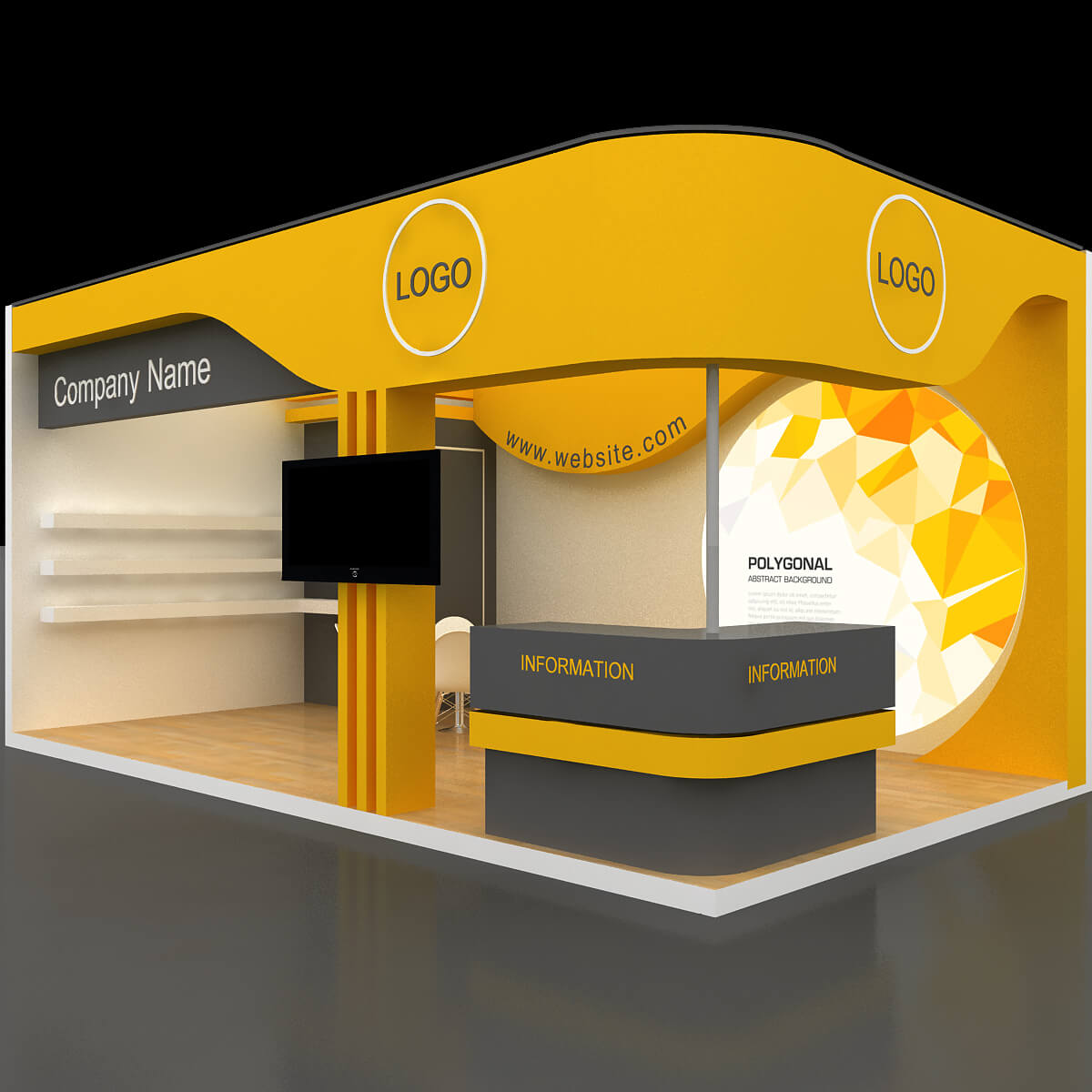 3D Booth Design by unrealdeveloper