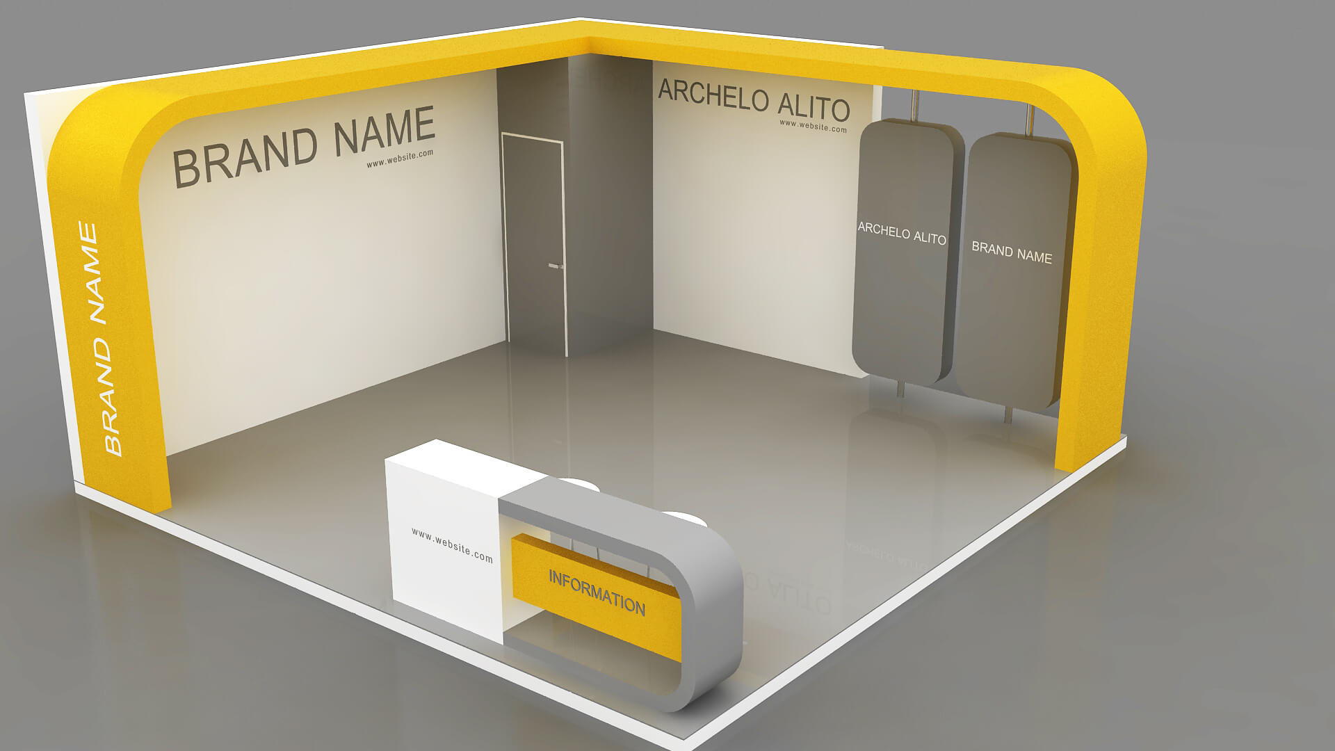 3D Booth Design by unrealdeveloper