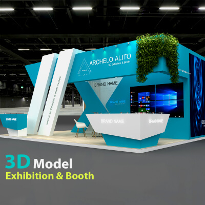 3D Booth Exhibition by unrealdeveloper