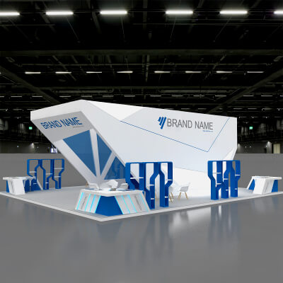 3D Booth Model by unrealdeveloper