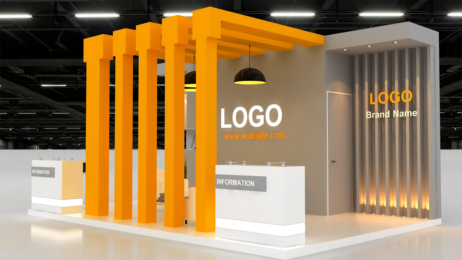3D Exhibition Booth Design by unrealdeveloper
