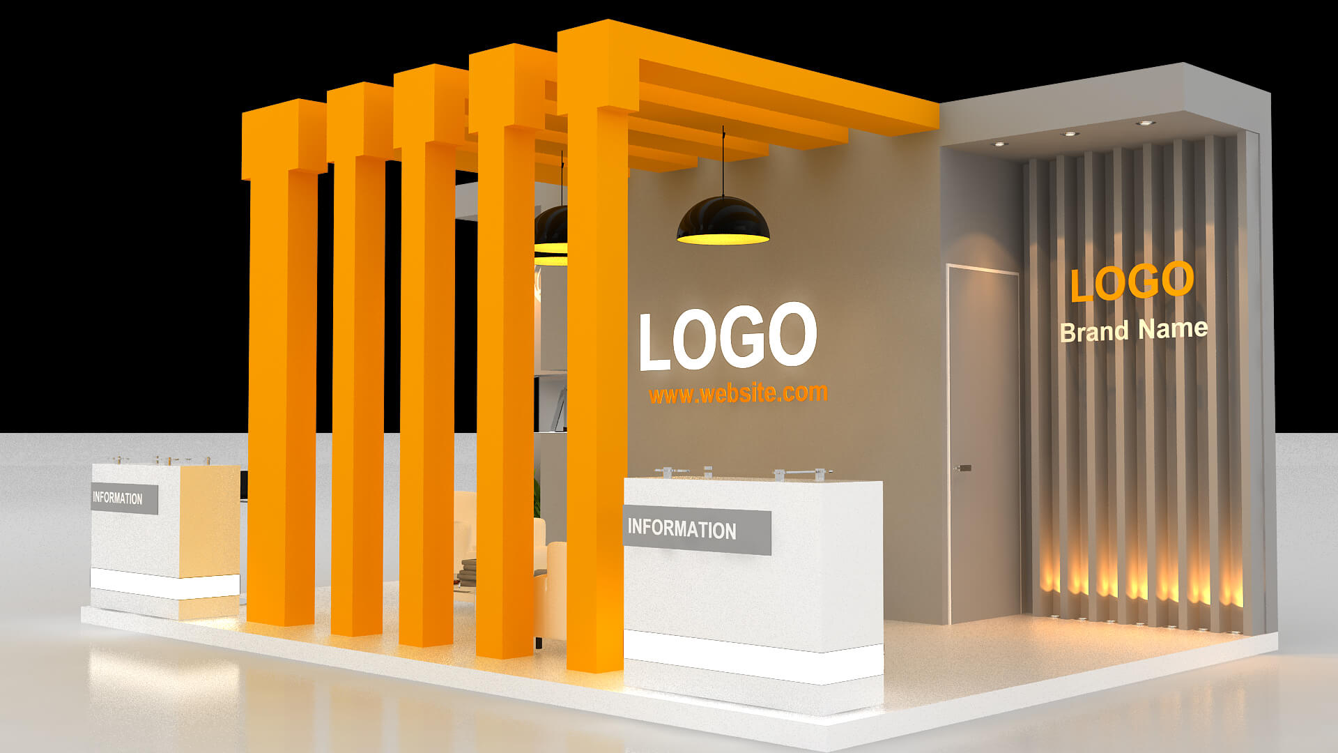 3D Exhibition Booth Design by unrealdeveloper
