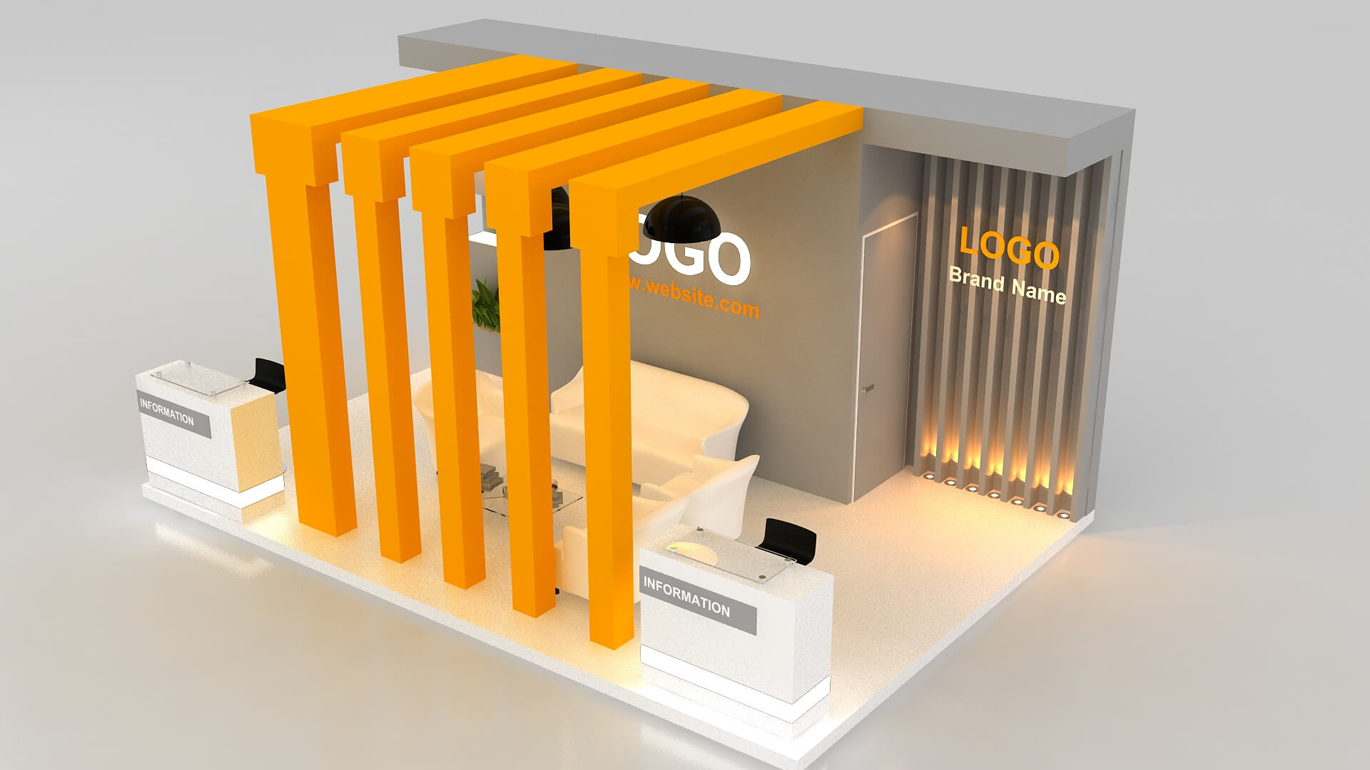 3D Exhibition Booth Design by unrealdeveloper