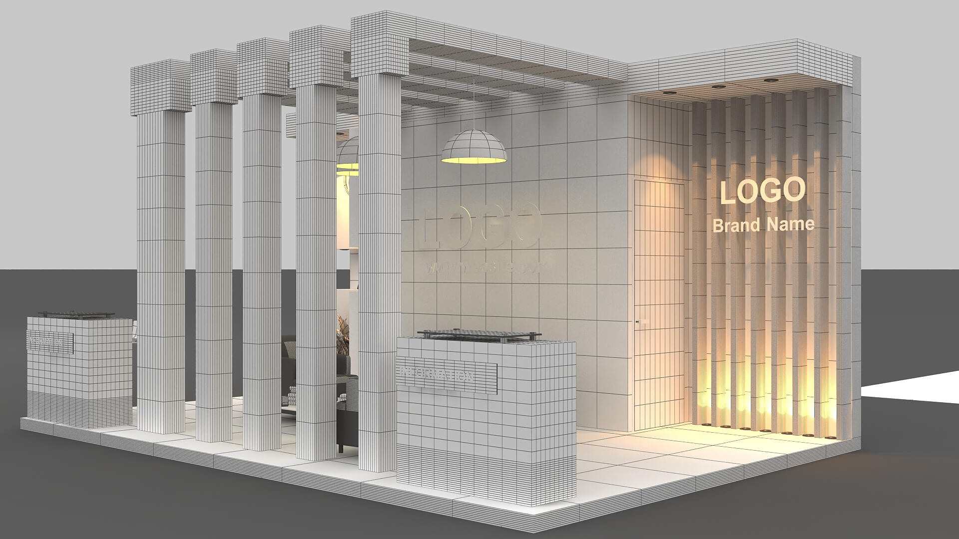 3D Exhibition Booth Design by unrealdeveloper