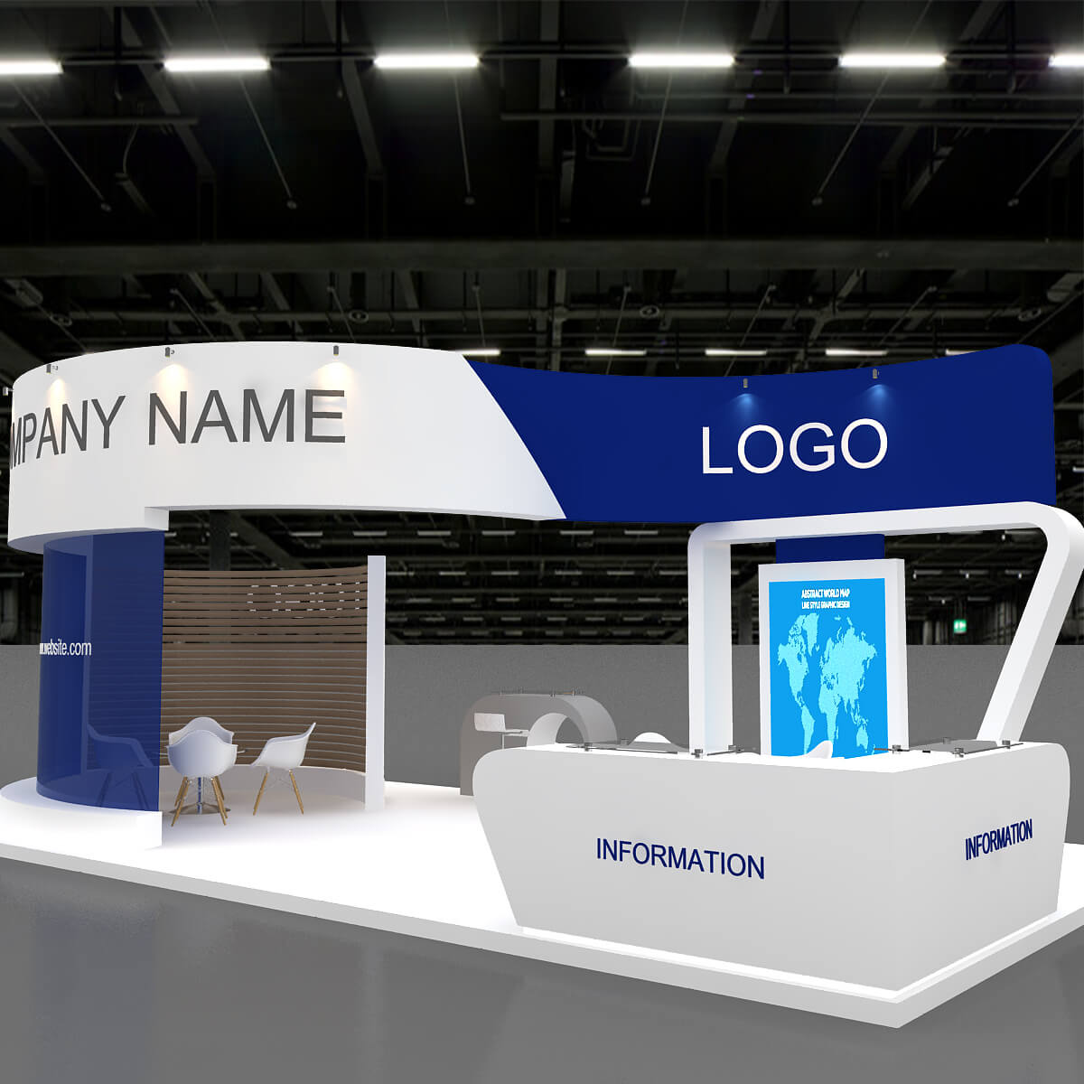 3D Exhibition Booth Design by unrealdeveloper