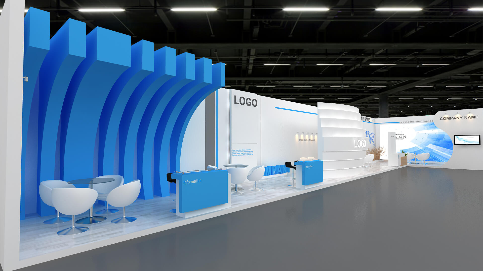 3D Exhibition Booth Design by unrealdeveloper