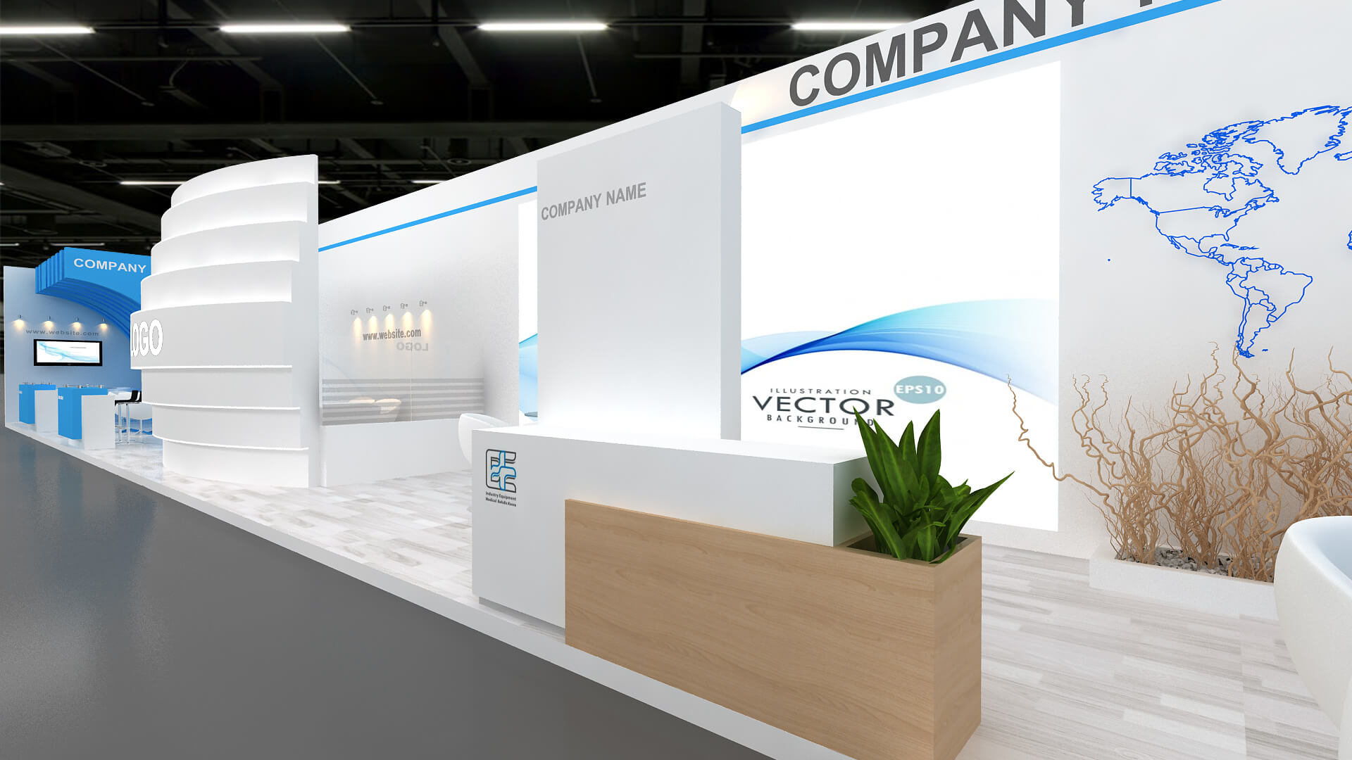 3D Exhibition Booth Design by unrealdeveloper