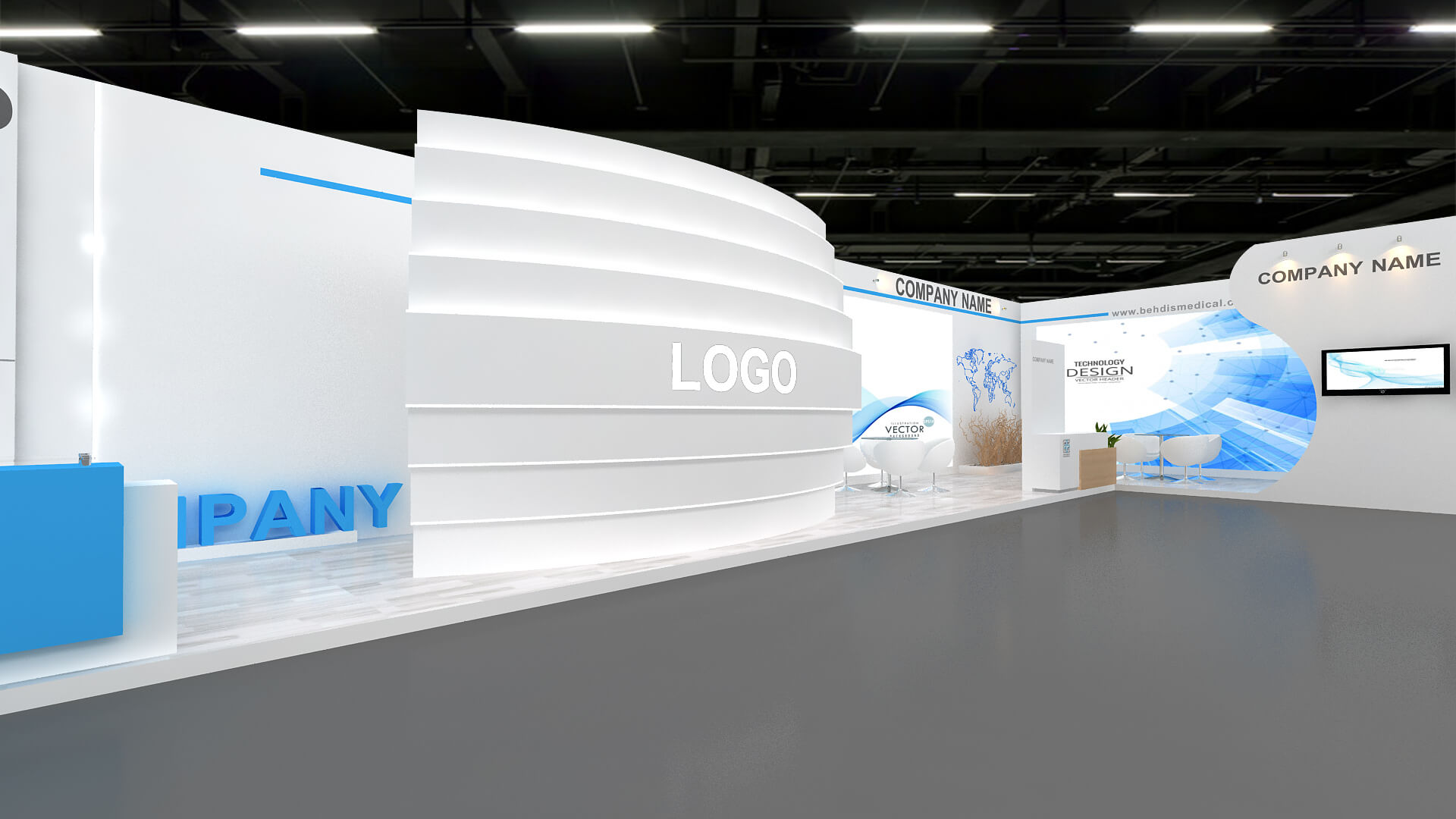 3D Exhibition Booth Design by unrealdeveloper