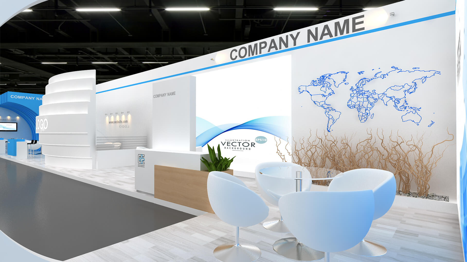 3D Exhibition Booth Design by unrealdeveloper