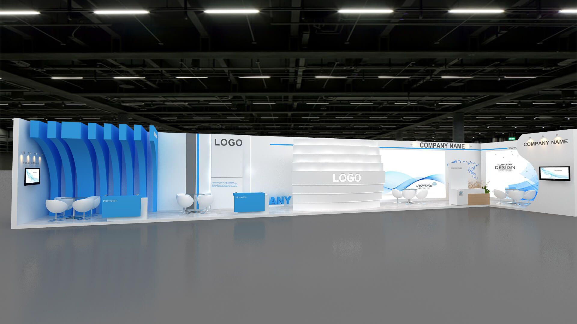 3D Exhibition Booth Design by unrealdeveloper