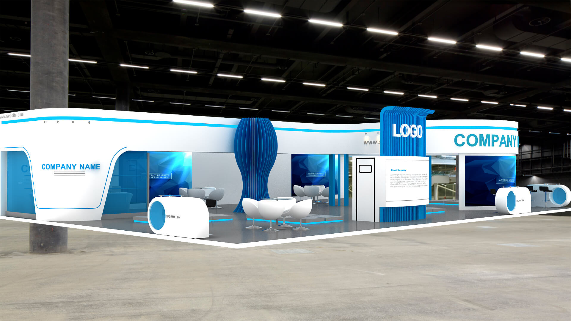 3D Exhibition Booth Design by unrealdeveloper