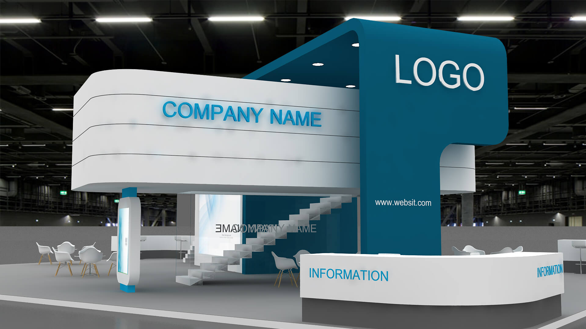 3D Exhibition Booth Design by unrealdeveloper