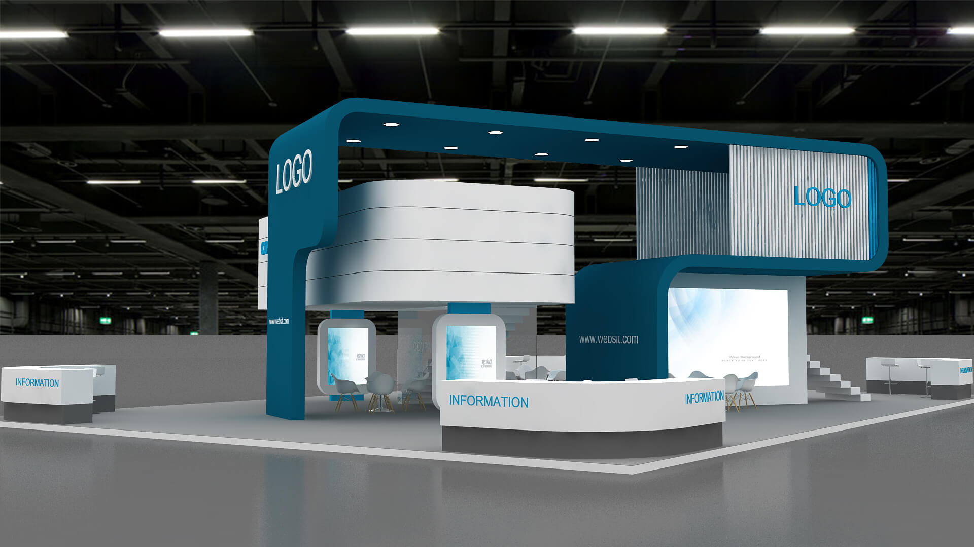 3D Exhibition Booth Design by unrealdeveloper