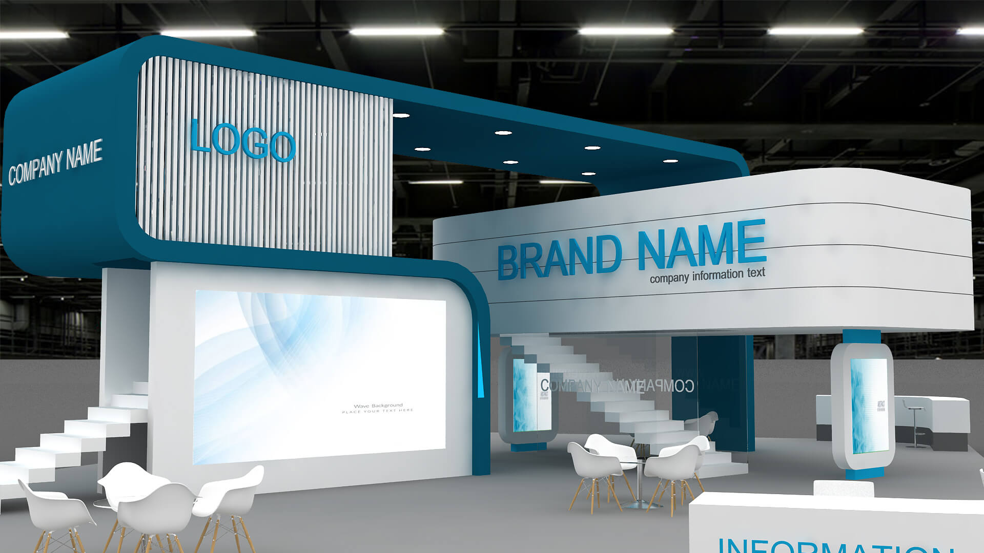 3D Exhibition Booth Design by unrealdeveloper