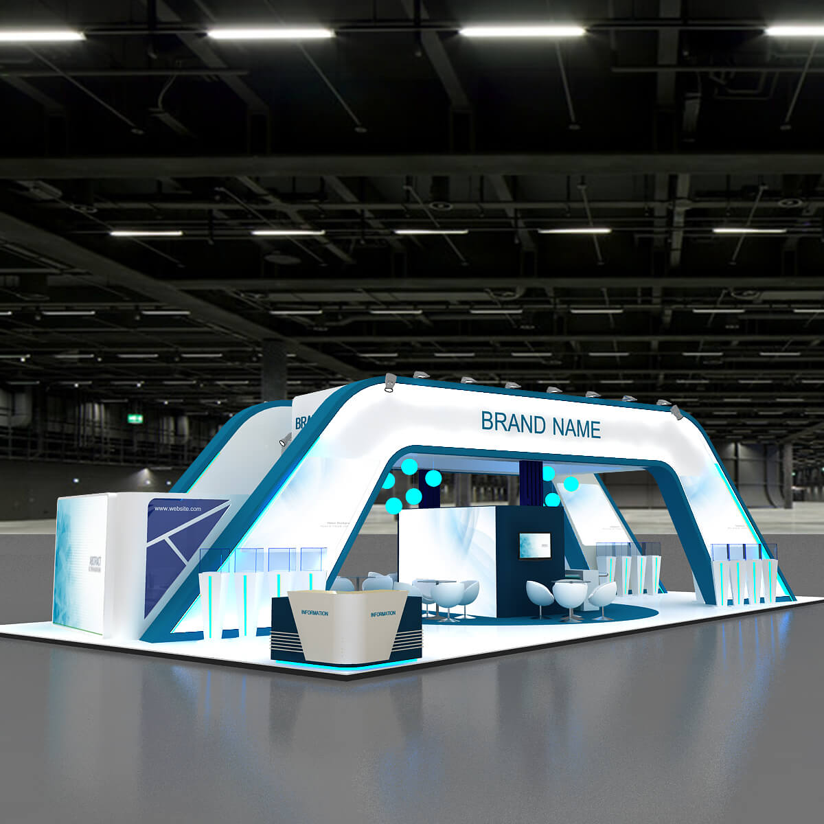 3D Exhibition Booth Design by unrealdeveloper