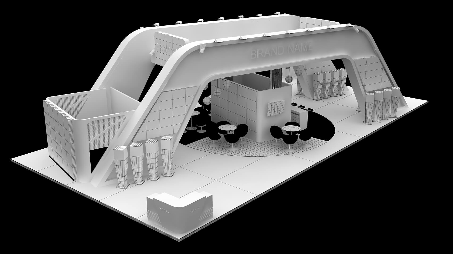 3D Exhibition Booth Design by unrealdeveloper