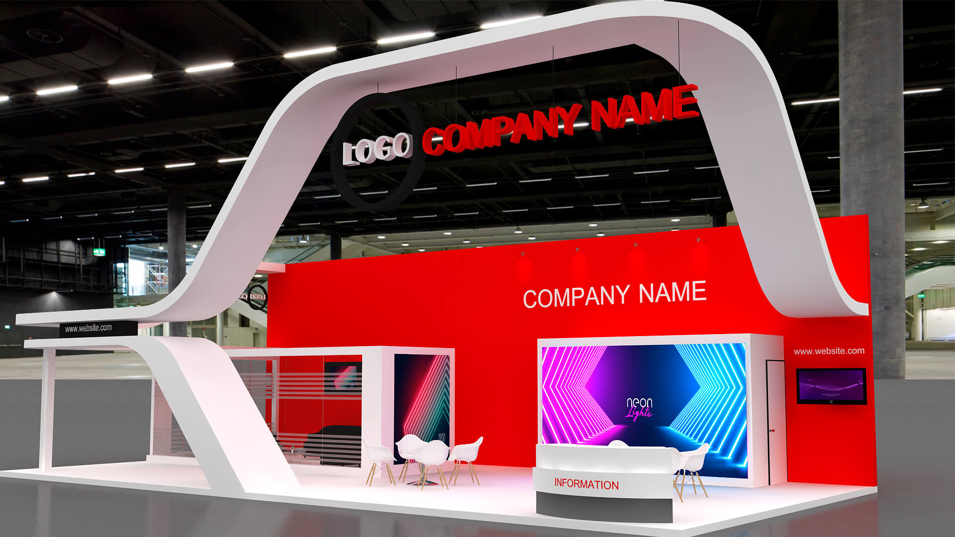 3D Exhibition Booth Design by unrealdeveloper