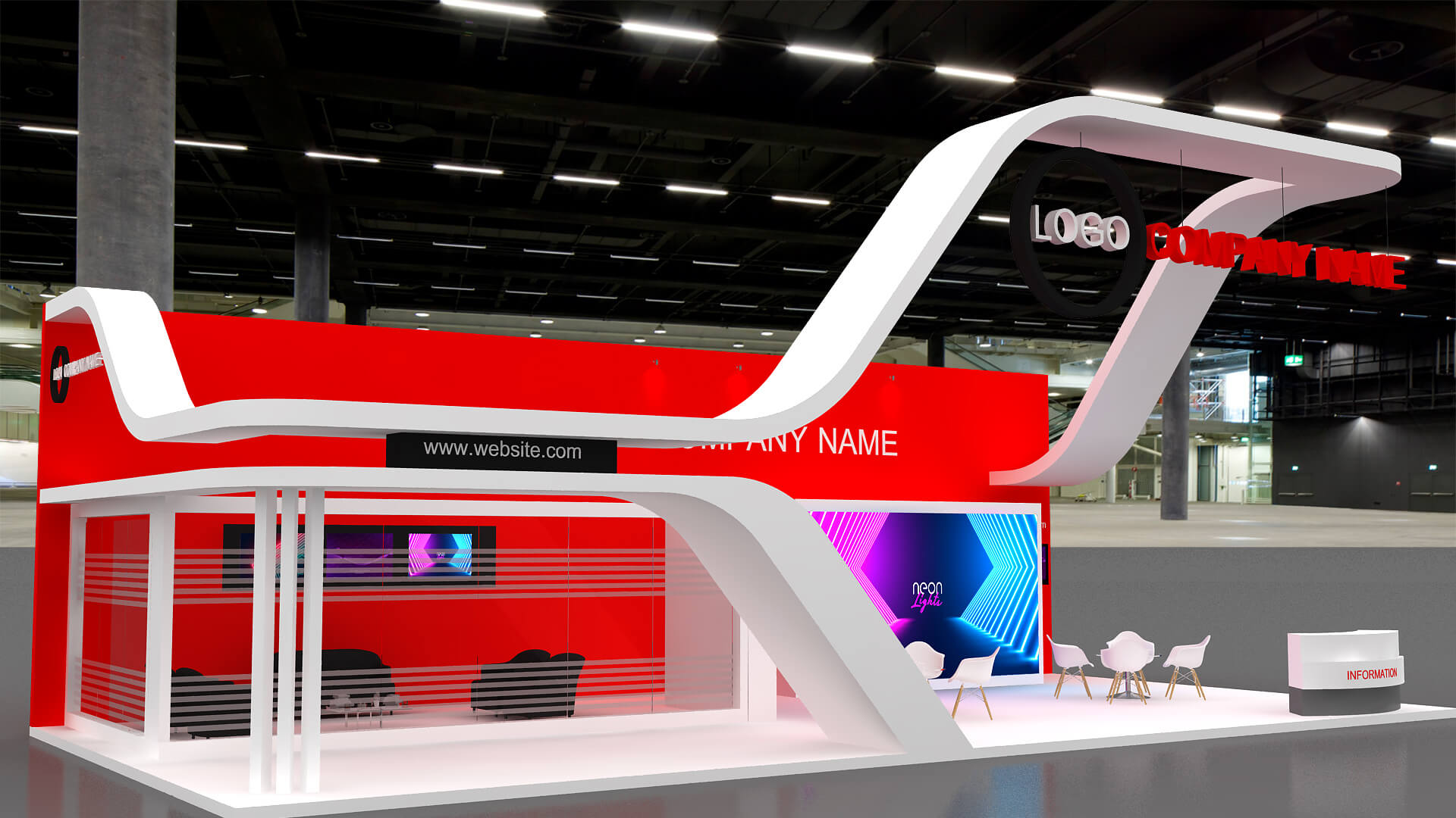 3D Exhibition Booth Design by unrealdeveloper